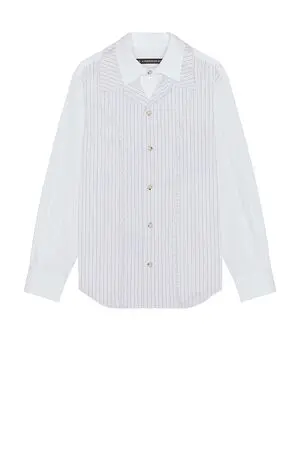 Andersson Bell Open Collar Layered Shirt