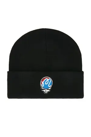MALBON X Grateful Dead Icon Beanie - Black