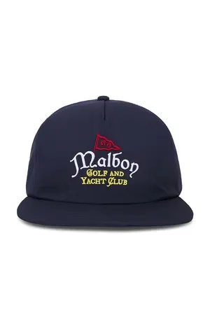 MALBON Yacht Club Snapback Hat - Navy