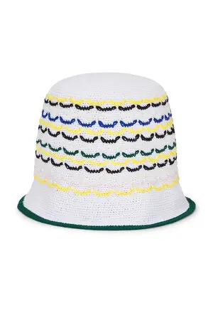 Casablanca Tuck Stitch Hat - Multi