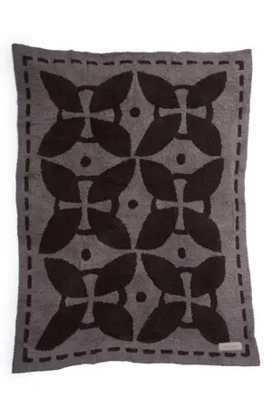 Barefoot Dreams Covered In Prayer® Throw Charcoal/espresso