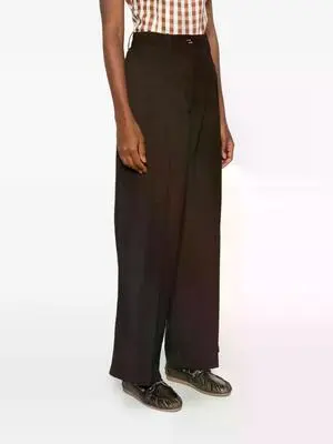 Sandro High-waisted Wide-leg Trousers