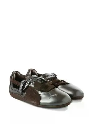 PUMA Speedcat Buckle-strap Ballet Flats - Silver