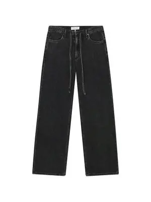 Rag & Bone Drawstring Waist Wide Leg Jeans