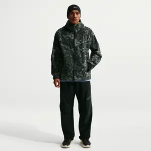 Nike Tech Woven Full-zip Windrunner Jacket - Black