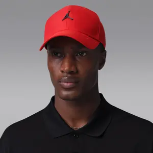 JORDAN Rise Structured Metal Jumpman Cap - Red