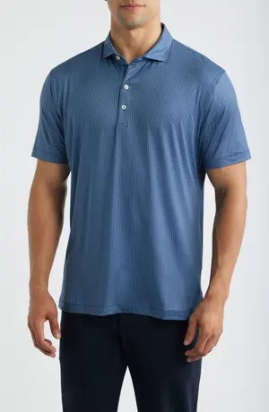 Johnnie-o Tee Party Featherweight Performance Polo - Navy
