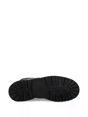 FRACAP Stitch Detail Lace-up Boots
