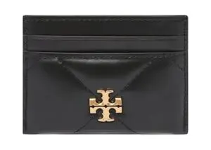 Tory Burch Kira Diamond Quilt Card Case - Black