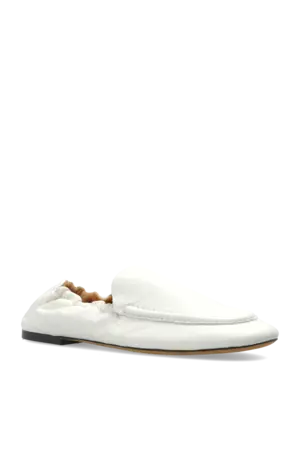 ODISSI Leather Loafers - White