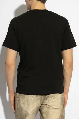 Lacoste T-shirt With Logo Patch - Black