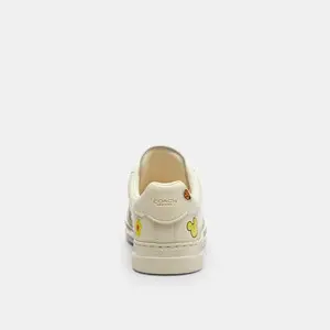COACH High Line Sneaker With Disney Sticker Print - Chalk Multi