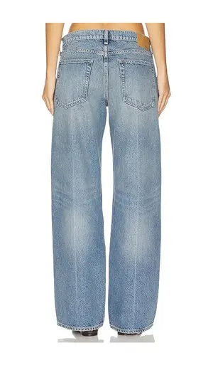 Rag & Bone Saige Low Rise Full Straight Jeans