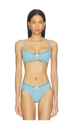 Solid & Striped The Daphne Underwire Bikini Top - Cosmic Blue