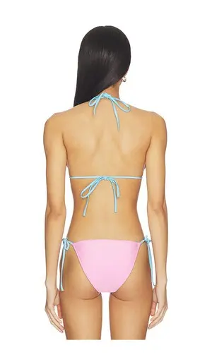 Solid & Striped The Ines Reversible Triangle Bikini Top