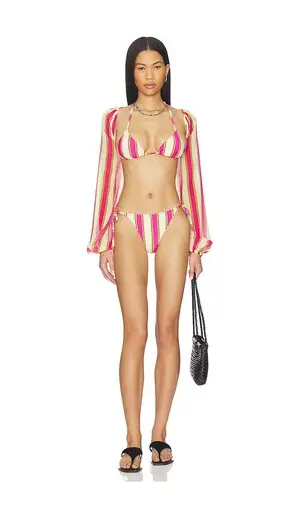 Solid & Striped The Iris Bikini Top - South Beach Stripe
