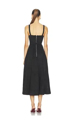 Alexis Kendra Midi Dress - Black