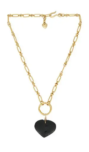 Brinker & Eliza Cecilia Necklace - Gold & Smoky Quartz
