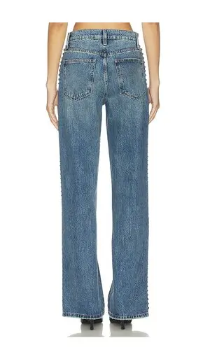 Joe's Jeans Harlowe Studded Wide Leg Jeans