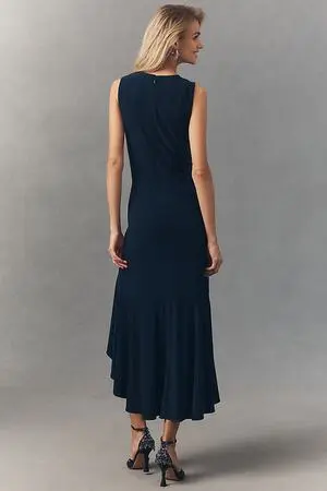 Adrianna Papell Petite Sleeveless V-neck Midi Dress