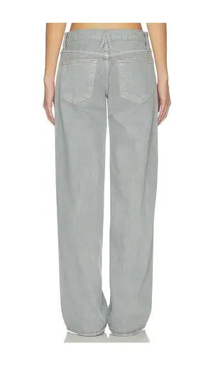SLVRLAKE Lexi Low Rise Relaxed Wide Leg Jeans - Grey