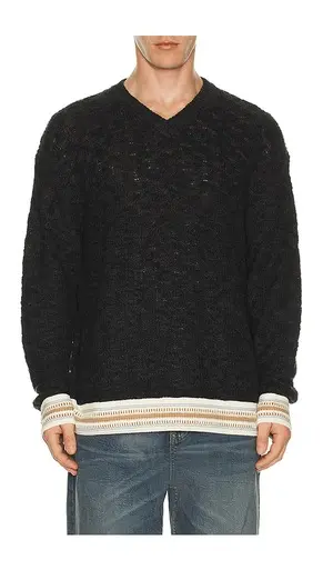 Scotch & Soda V-neck Cable Pullover