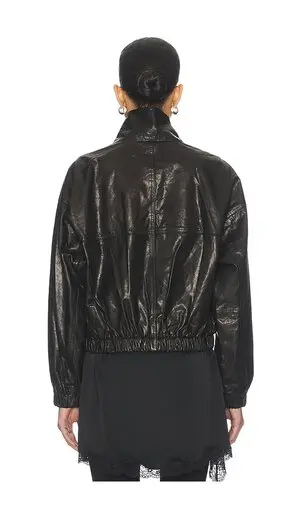 DODIEE Dodie Kate Leather Bomber Jacket