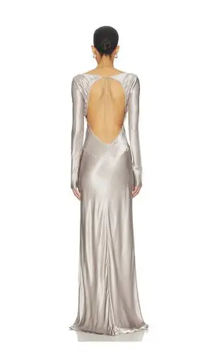Anna October Margit Maxi Dress - Grey