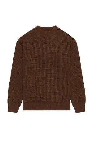 Barbour Gearstone Textured Knit Sweater - Brown