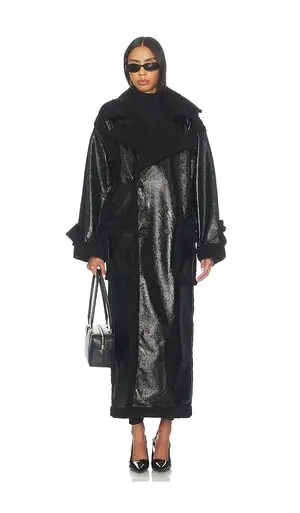 Ottolinger Shearling Oversized Split Coat
