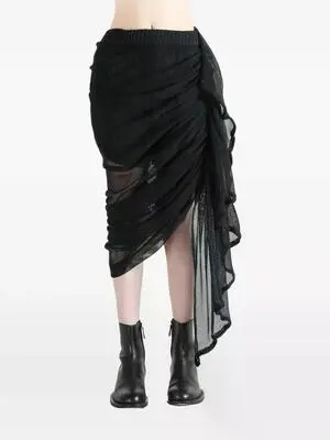 AISLING CAMPS Draped Asymmetric Skirt