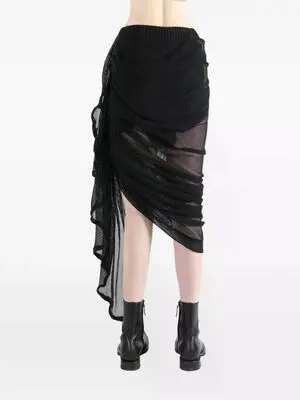 AISLING CAMPS Draped Asymmetric Skirt