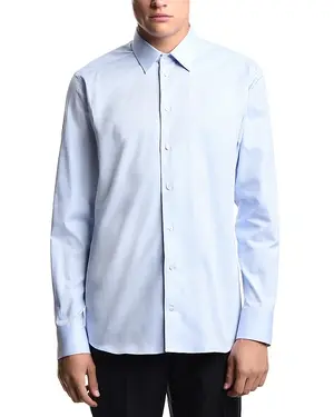Emporio Armani Textured Cotton Dress Shirt - Multi