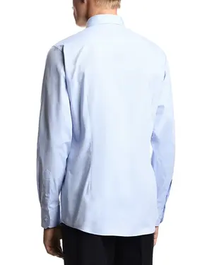 Emporio Armani Textured Cotton Dress Shirt - Multi