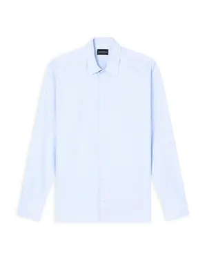 Emporio Armani Textured Cotton Dress Shirt - Multi