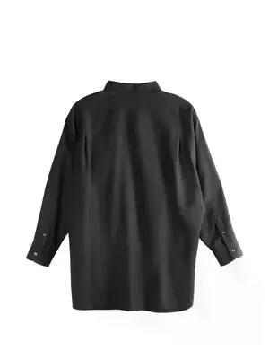 THE ROW Luka Shirt - Black