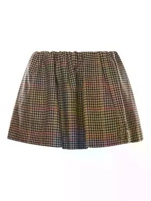 Miu Miu Checked Skirts