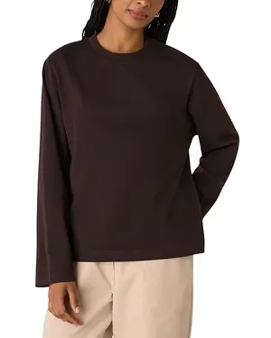 Whistles Long Sleeve Sweater - Brown