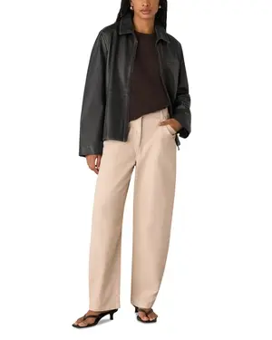 Whistles Long Sleeve Sweater - Brown