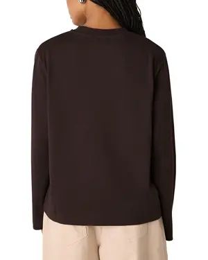 Whistles Long Sleeve Sweater - Brown