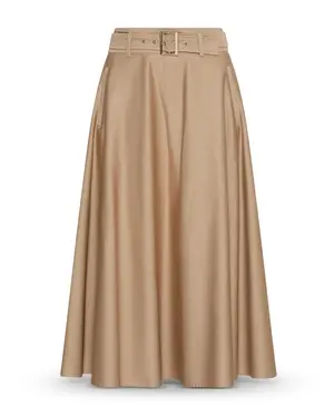 Marella Water Repellent Midi Skirt