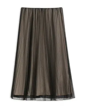 Max Mara Pleated Midi Skirt