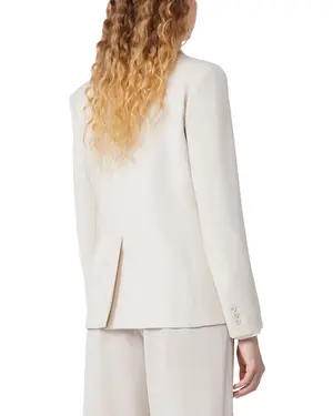 Max Mara Lamine Wool Blazer - Sand