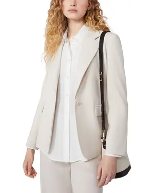 Max Mara Lamine Wool Blazer - Sand
