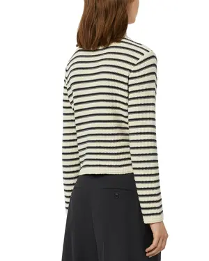 Max Mara Vodka Striped Cardigan Sweater - Navy