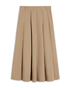 Max Mara Orme Midi Skirt - Hazelnut Brown