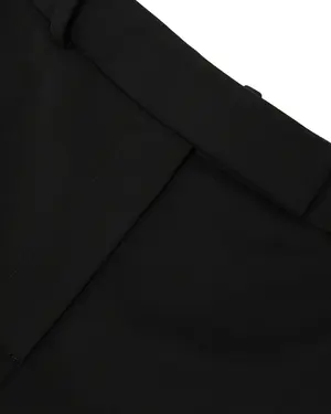 REISS Gabi Wide Leg Trousers - Black