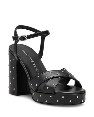 STUART WEITZMAN Dayna Studded Platform Sandals