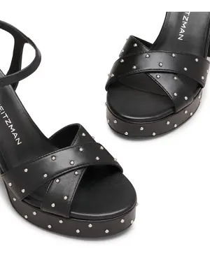 STUART WEITZMAN Dayna Studded Platform Sandals