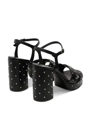 STUART WEITZMAN Dayna Studded Platform Sandals